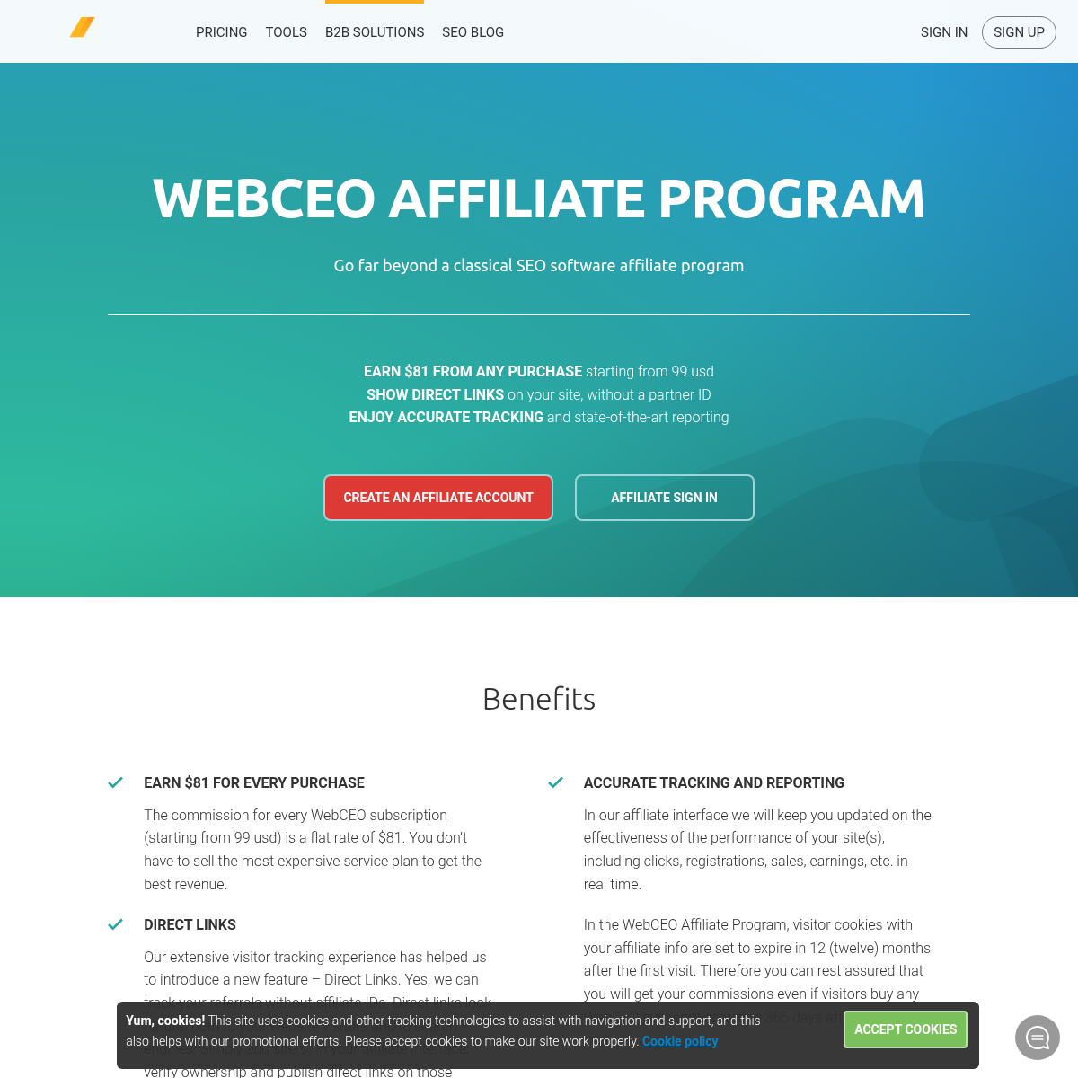 Join WebCEO’s Highest Paying SEO Affiliate Program
